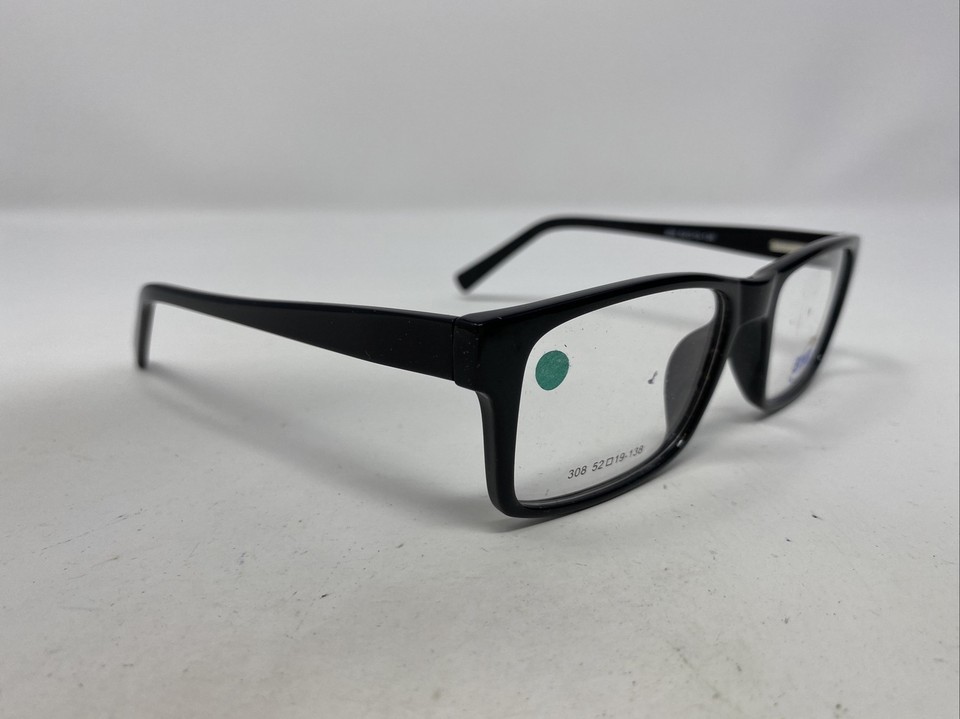 BYB 308 52-19-138 BLACK FULL RIM EYEGLASSES FRAME Q762 | eBay