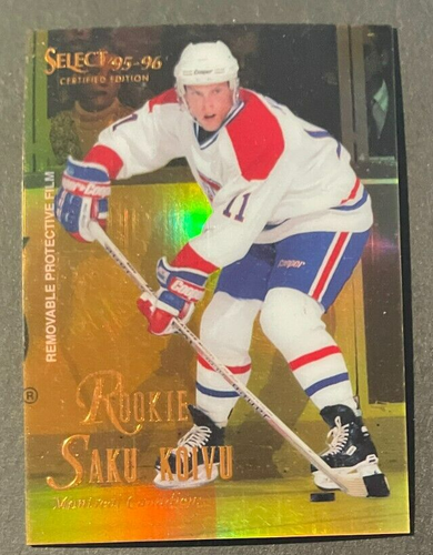 Saku KOIVU 1995-96 Pinnacle Select Certified Edition Rookie Mirror Gold ...