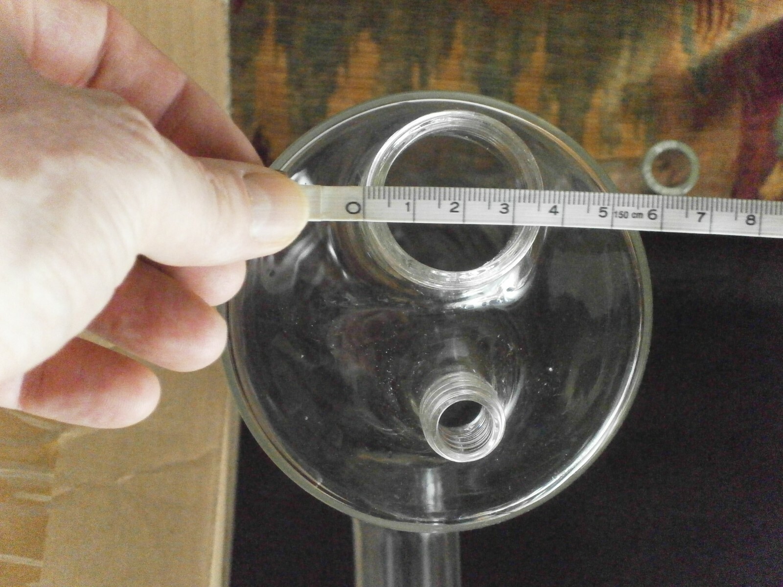 Quickfit Lab Glassware with Vigreux fractionating column | eBay UK