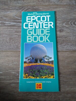 Disney World Vintage EPCOT Center Guide Map Book 1980s | eBay