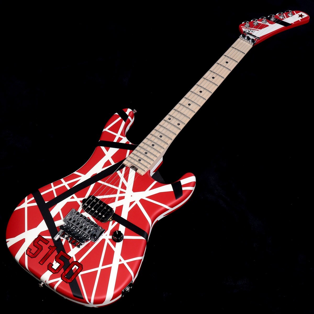EVH Striped Series 5150 Red Black White Stripe Transparent Red From ...