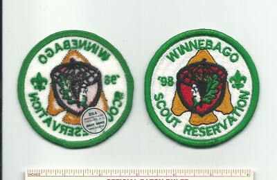 SCOUT BSA 1998 WINNEBAGO RESERVATION CAMP PATCH WATCHUNG COUNCIL NEW ...