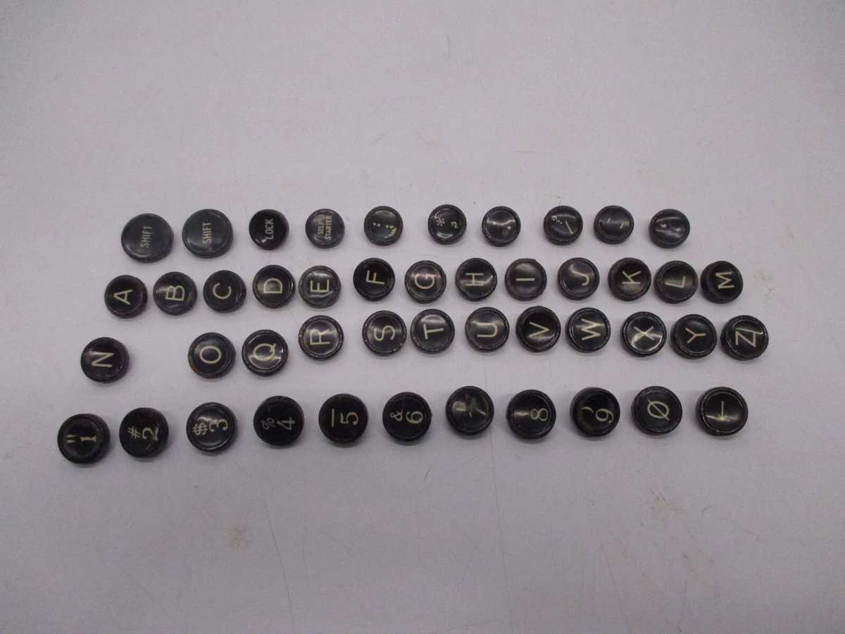 Typewriter Keys Numbers