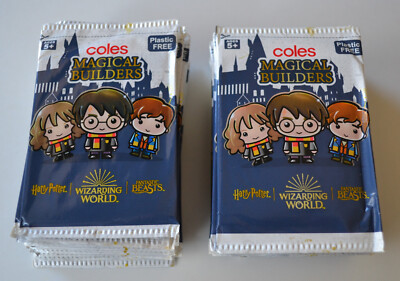 Coles Magical Builders Unopened x 26 Harry Potter Magical Beasts | eBay ...