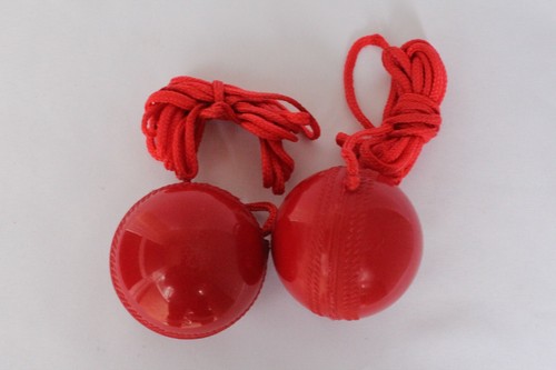 Cricket Hanging Ball Sports with Reaction String Training Cork (Pack Of ...