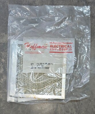 Hoffman A-FLT66 Louver Filter Kit 6-3/4" x 6-1/4" DNB NO 783510-34820 ...