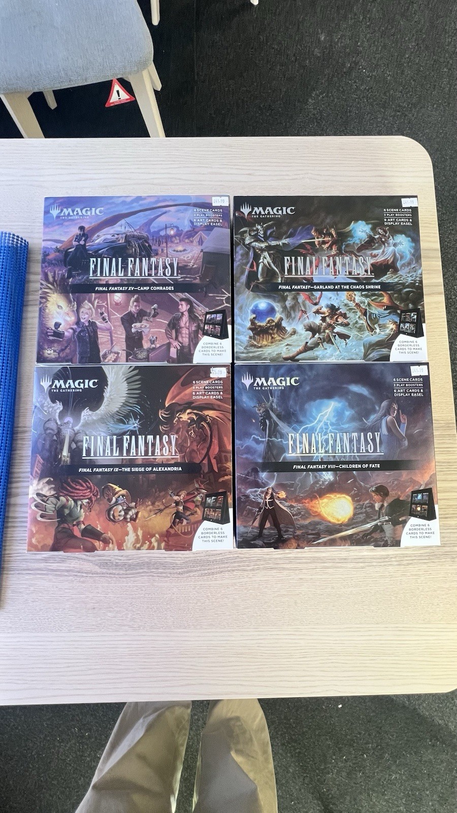 Magic The Gathering MTG Final Fantasy Holiday Scene Box Set Bundle 4 ...