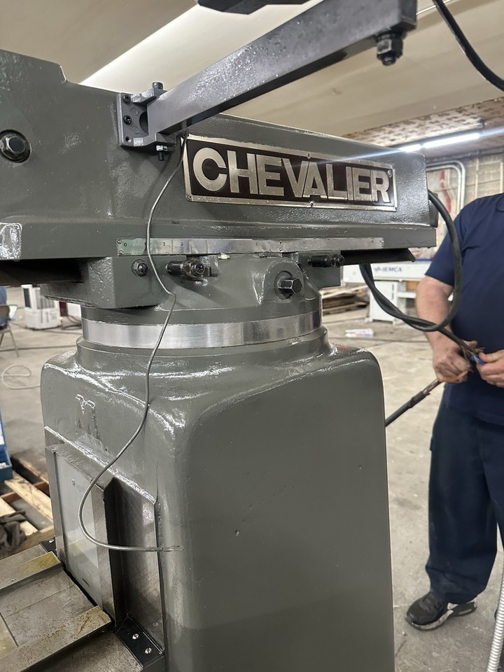 Chevalier 3VK Vertical Mill With Bridgeport Head- Video link in the ...