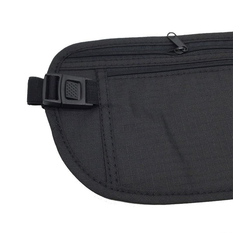 Invisible Travel Waist Packs Pouch for Passport Money Belt Bag Hidden ...