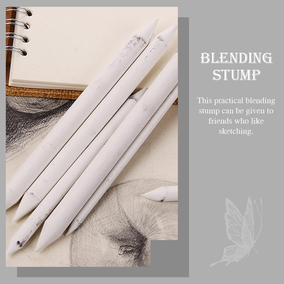 6 Pcs Paper Blending Stump Sketch Painting Tool Smudge Erase Artist ...