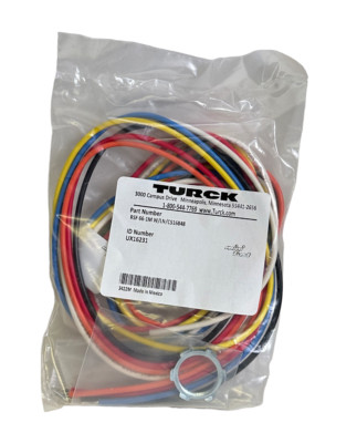 NEW TURCK RSF 66-1M W/LN/CS16848 / RSF661MWLNCS16848 PANEL RECEPTACLE ...