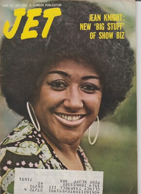 Vintage Jet Magazine Aug 12 1971, Singer Jean Knight cover | eBay
