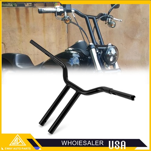 16" Rise MX-T Bar Handlebar 1 1/4'' For Harley Softail Sportster Dyna ...