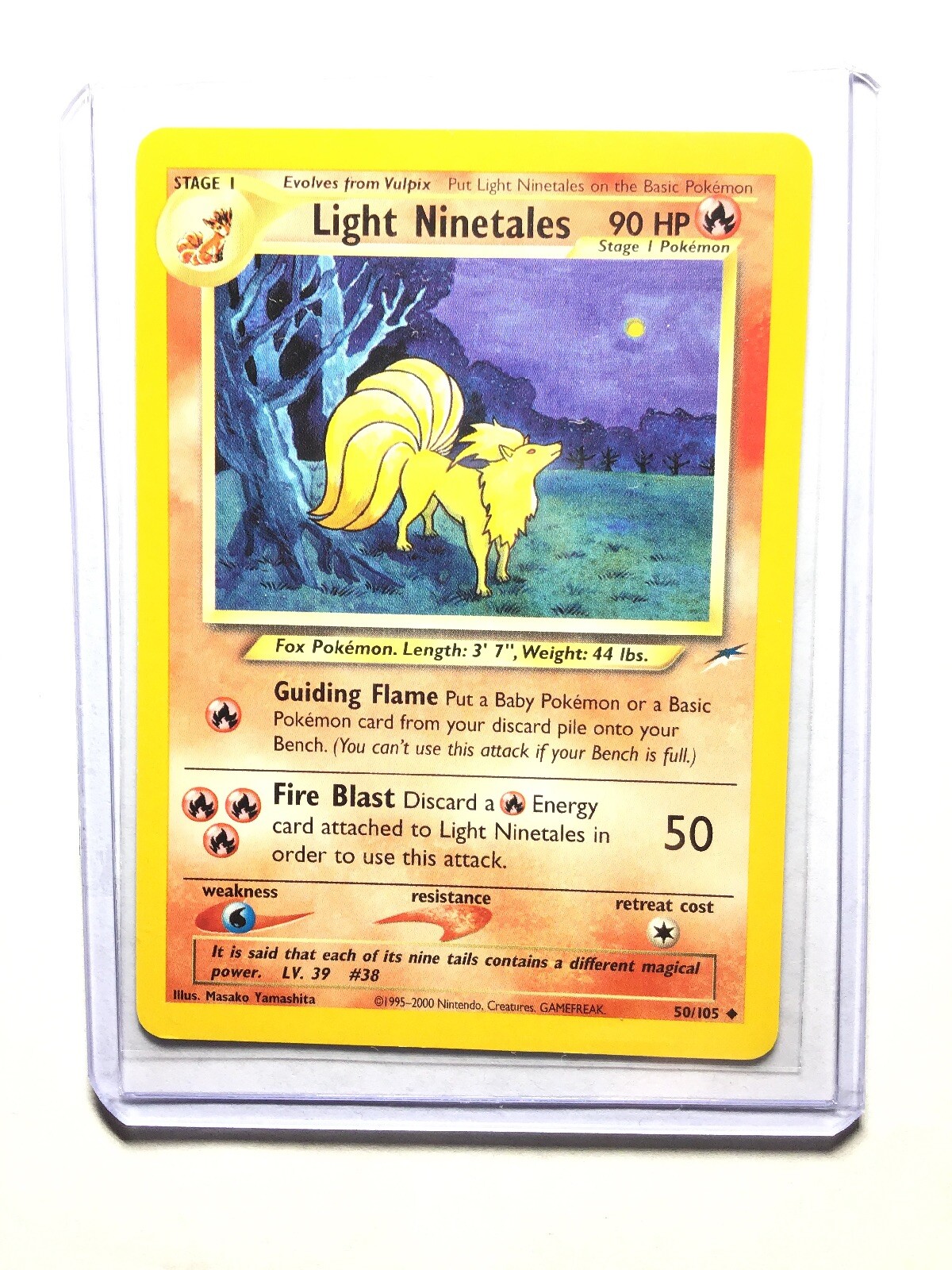 LIGHT NINETALES - 50/105 - Neo Destiny - Uncommon - Pokemon Card - NM ...