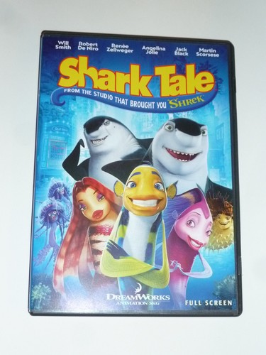 Shark Tale DVD kids cartoon movie fish Will Smith Jack Black 2004 ...