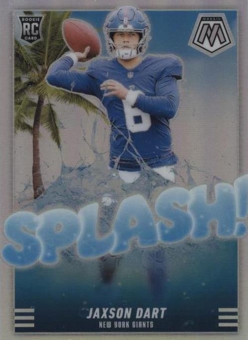 2025 Panini Mosaic - Splash Mosaic Jaxson Dart #15 Silver Prizm (RC ...