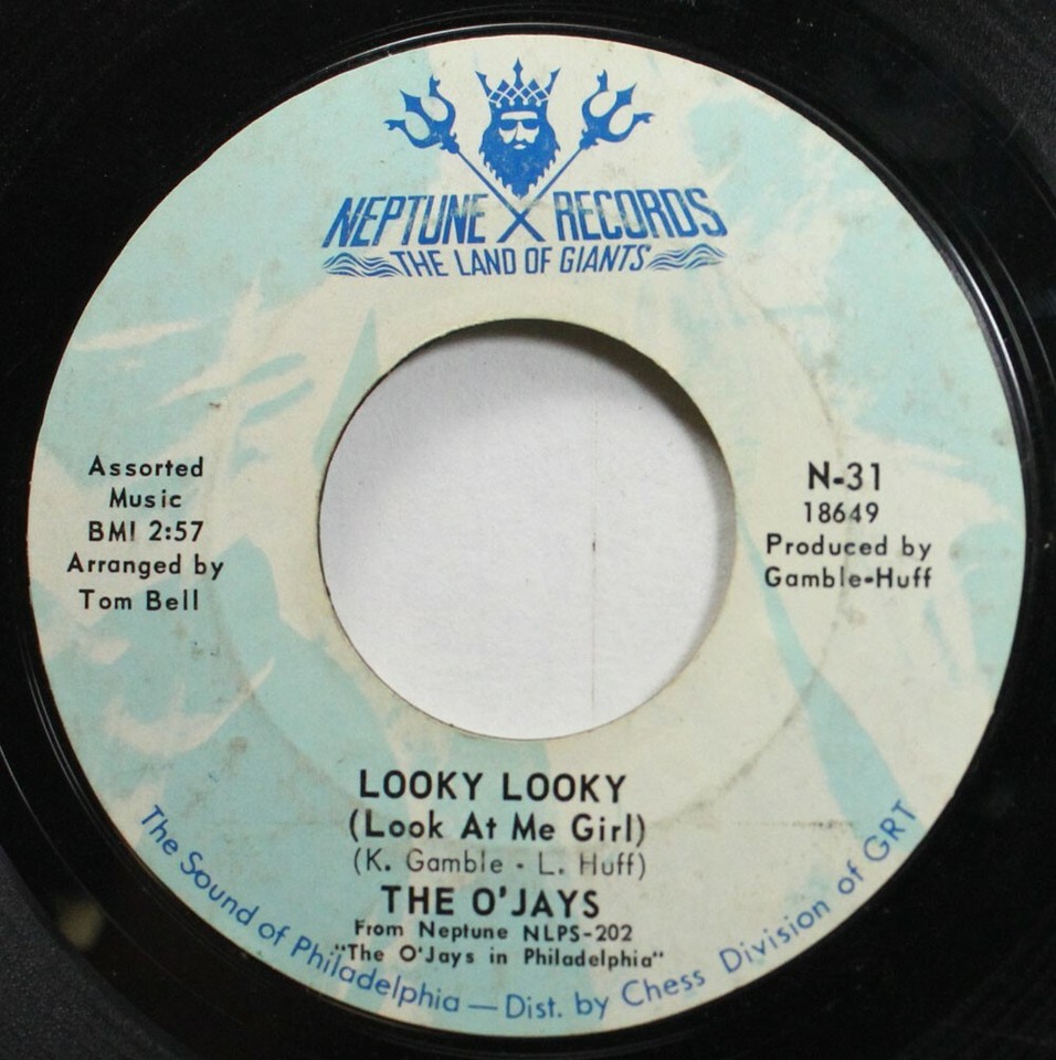 Soul 45 The O'Jays - Let Me In Your World / Lookylooky On Neptune ...