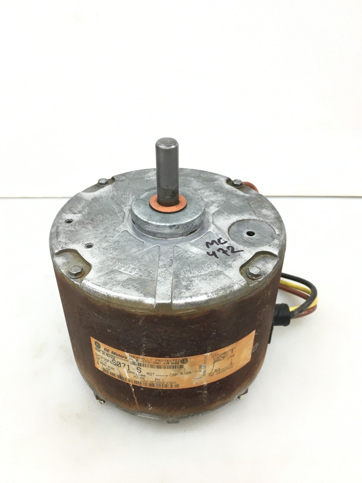 GE 5KCP39FGS071S Carrier HC39GE236A Condenser Fan Motor 1/4 HP 230V ...