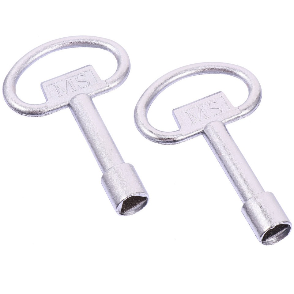 2 Pcs Zinc Alloy Cabinet Door Key Mechanism Triangle Socket Spanner ...