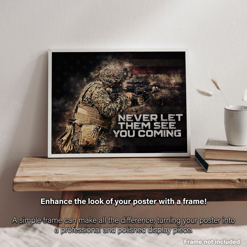 Military Motivational Poster Art Print 11x14 Army US Marines Infantry ...