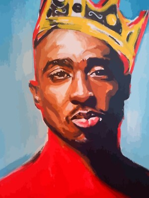 NEW Tupac Shakur 2Pac Music Poster Print Art Fan Art Vector Canvas Free ...