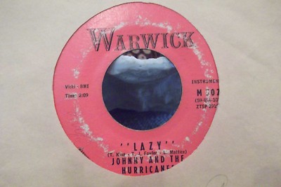 45X JOHNNY AND THE HURRICANES CROSSFIRE / LAZY ON WARWICK RECORDS | eBay