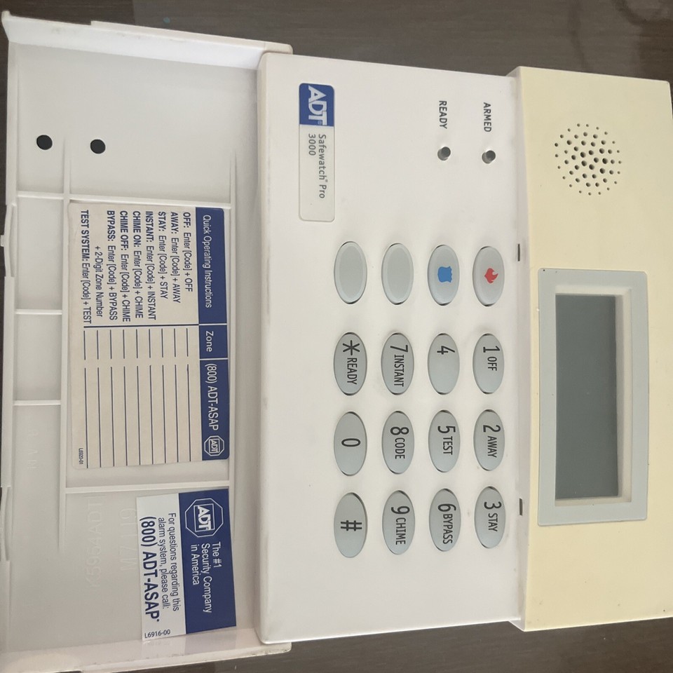 Honeywell Ademco 6150 Fixed English Keypad ADT branded | eBay