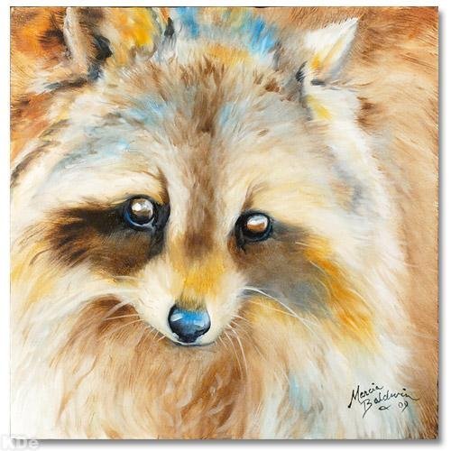 "Rascal Raccoon" ORIGINAL PAINTING by Marcia Baldwin | eBay