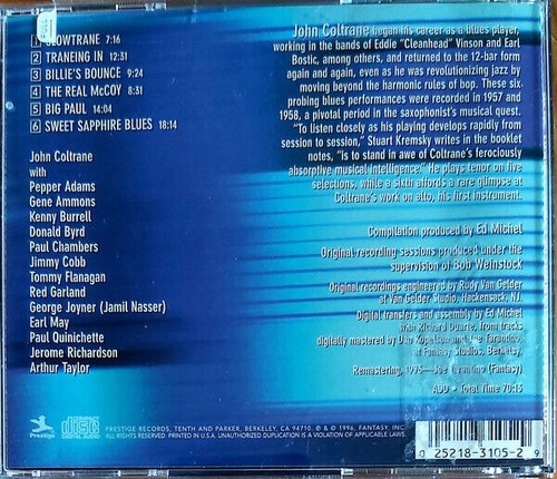 John Coltrane : Blue Trane Plays The Blues - CD | eBay