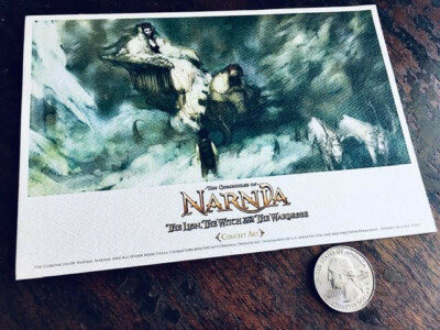 Chronicles of Narnia - Lion, Witch, Wardrobe - Concept Art Postcard | eBay