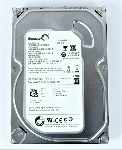 Seagate Barracuda ST500DM002 3.5" Internal 7200 RPM 500GB HD SATA | eBay