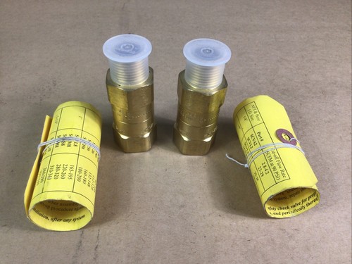 (2) Pieces - Dixon SCVS4 80-96 SCFM 1/2" Safety Check Valve | eBay