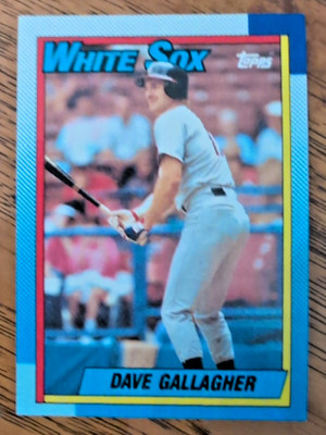 DAVE GALLAGHER Chicago White Sox 1990 Topps Baseball Card #612 Mint | eBay