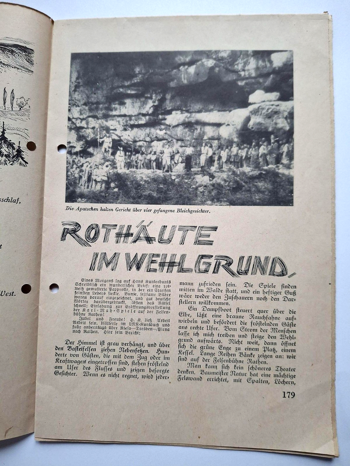 Karl May Spiele Rathen 1939 Hans Kunterbunt Heft aus Sammlung Dr ...