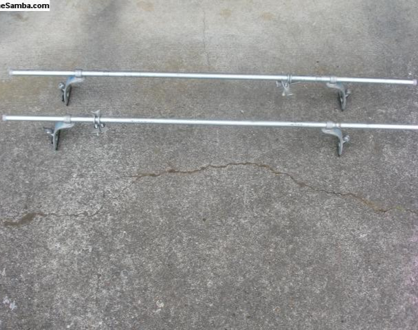 Vintage complete QUIK-N-EASY Roof Rack + Attachments, Gutter mount, VW ...