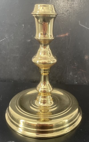 Vintage Solid Brass Candle Holder Stick 6 Inch Classic Virginia Metal ...