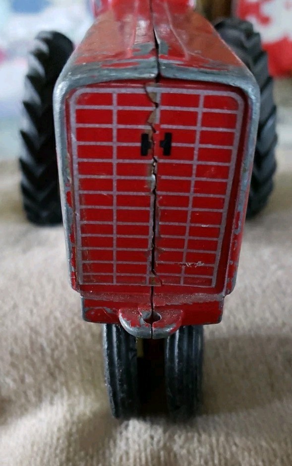 VTG Ertl International Harvester Toy Farm Tractor Diecast Metal Parts ...