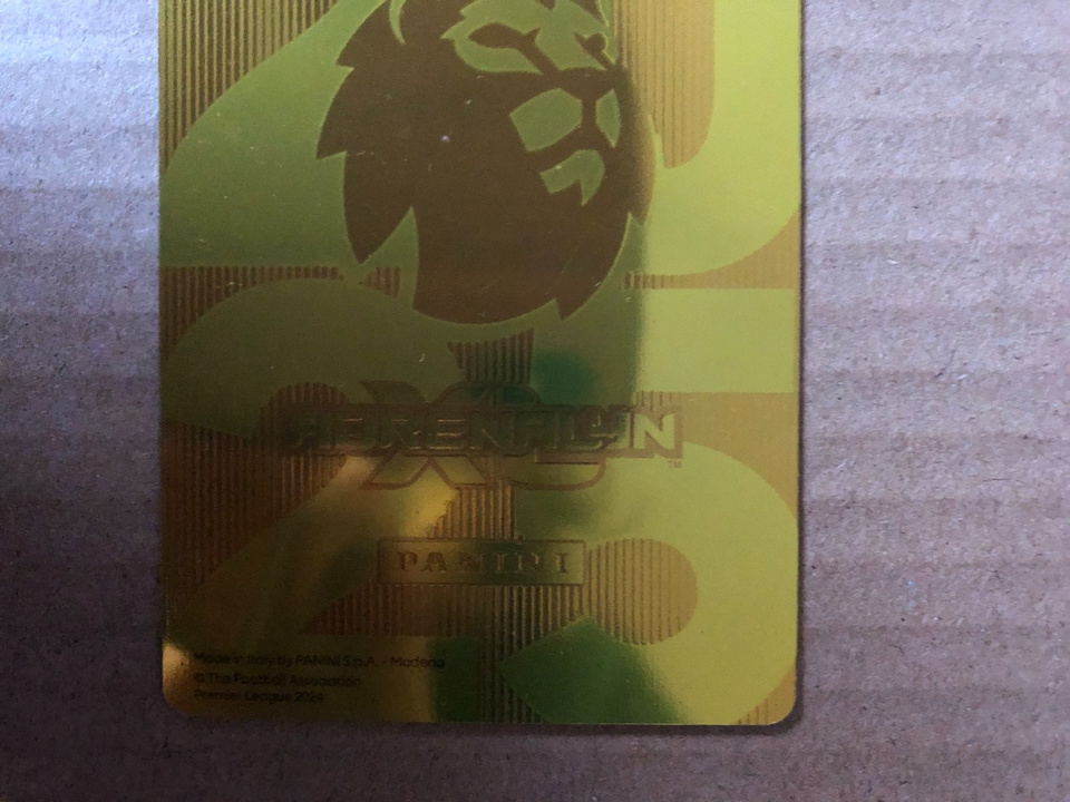 PANINI ADRENALYN XL PREMIER LEAGUE 2025 KOBBIE MAINOO GOLDEN BALLER NO ...