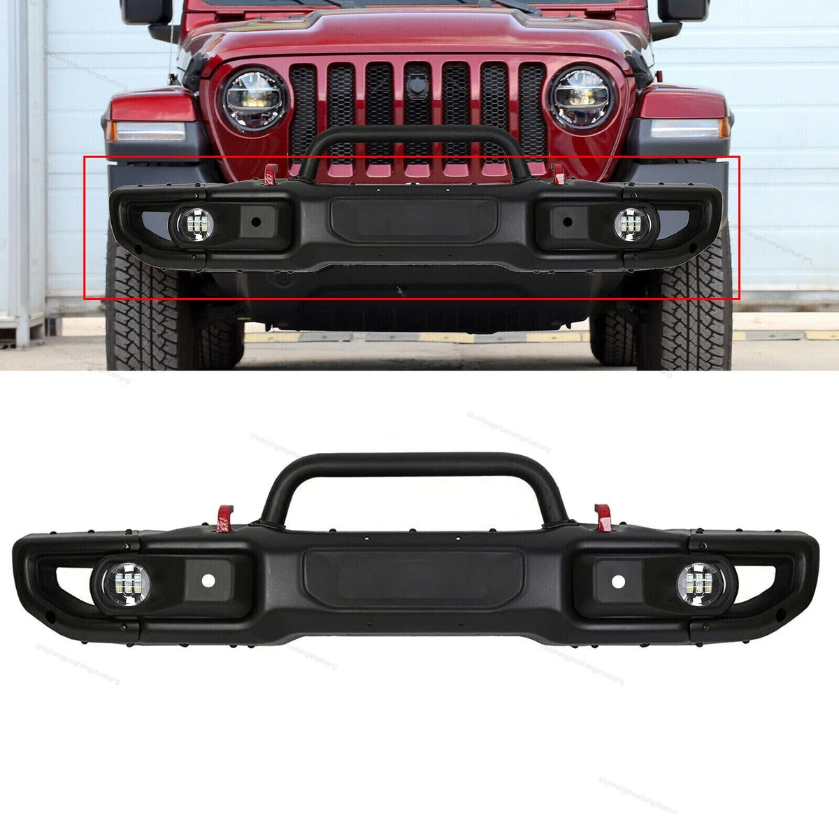 Mahindra Thar Front Wrangler Style Metal Bumper, 60% OFF