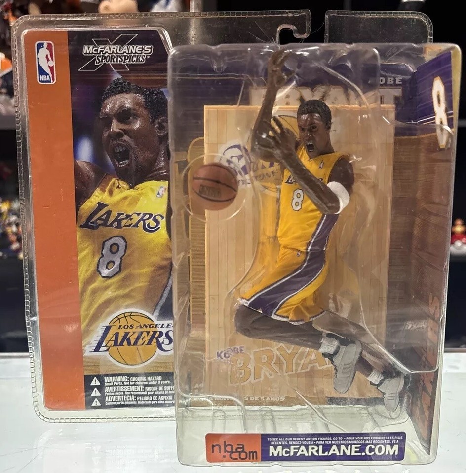 McFarlane Kobe Bryant #8 Figure Purple And Yellow Jersey Los Angeles ...
