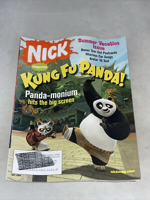 Nick Magazine July 2008 Kung Fu Panda Issue Used | eBay