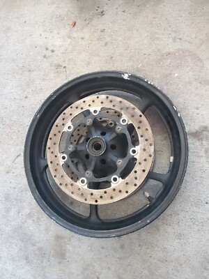 03 04 05 R6 06 07 08 09 R6s YAMAHA YZF FRONT WHEEL RIM ROTORS STRAIGHT ...