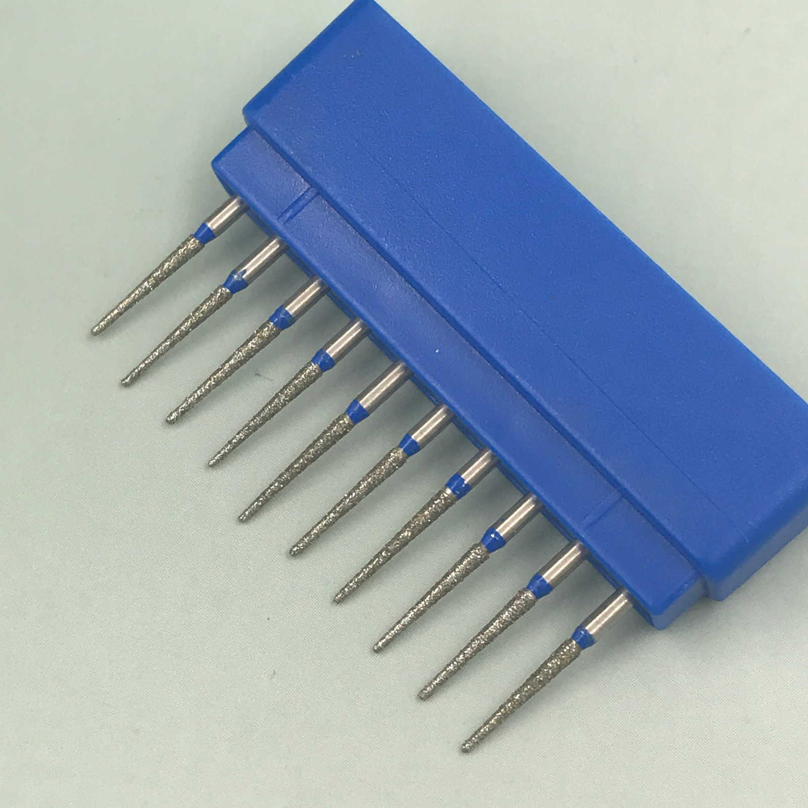 50 Dental Diamond Bur Bits Drill Taper Round End FG 1.6mm TR-11 for ...