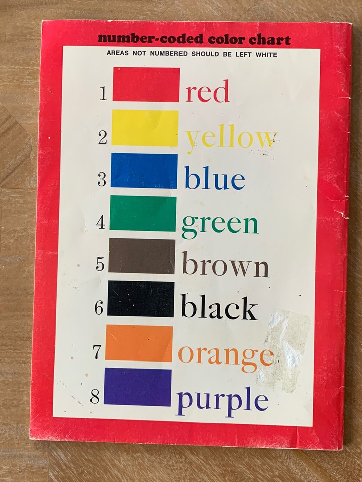 Whitman Walt Disney Winnie-the Pooh Coloring Book with Number Coded ...