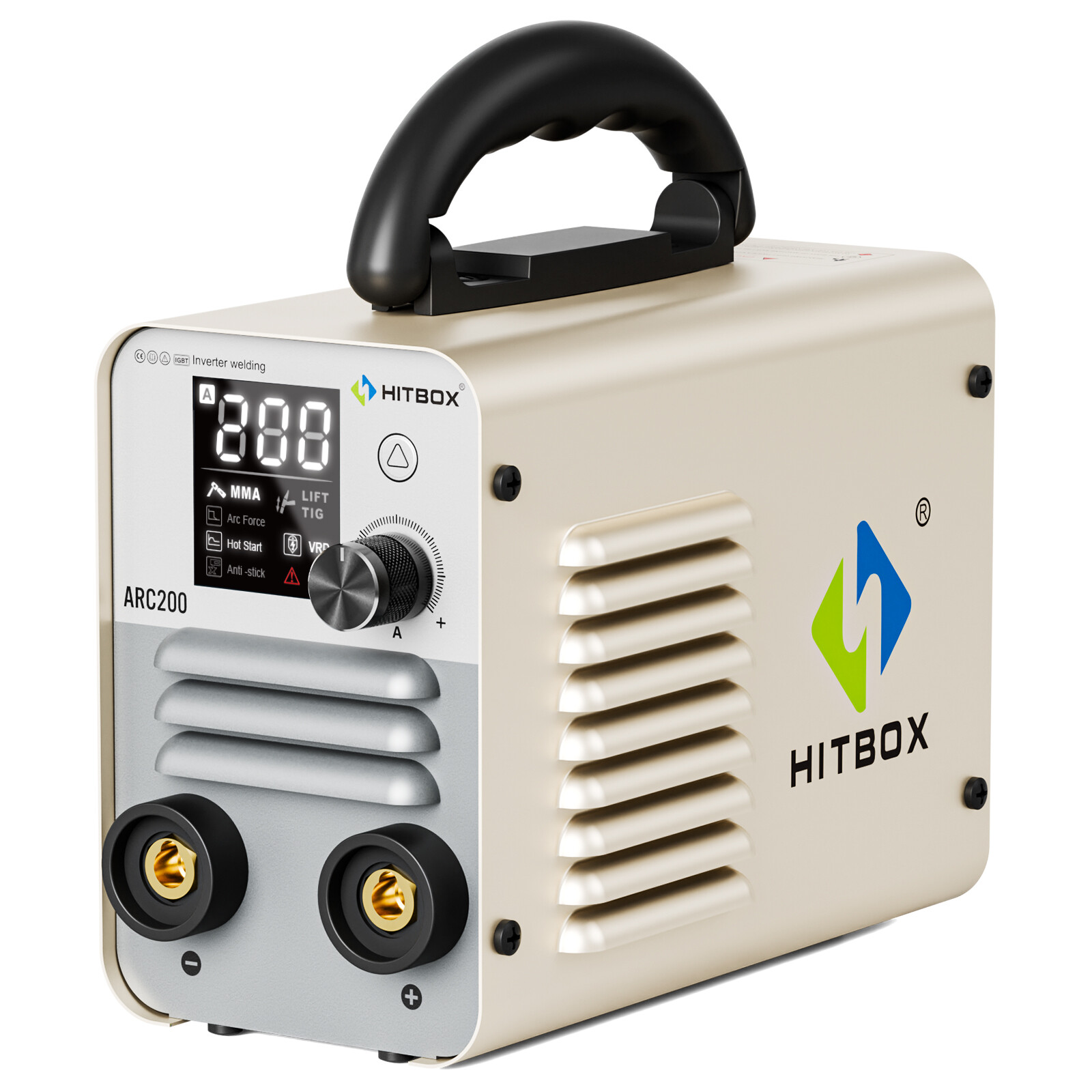 HITBOX Mini Stick Welder ARC200D 110/220V Plastic Gun ARC MMA Welding ...