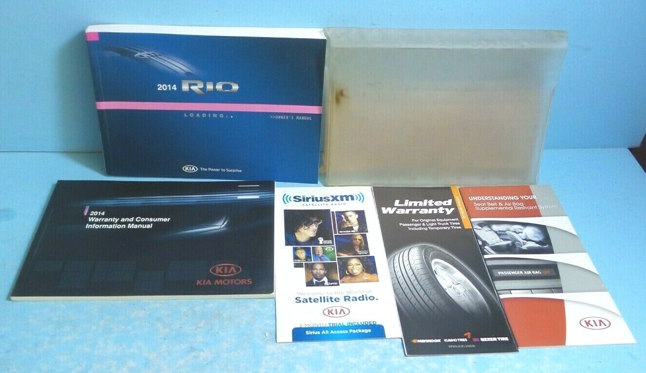 14 2014 Kia Rio owners manual | eBay
