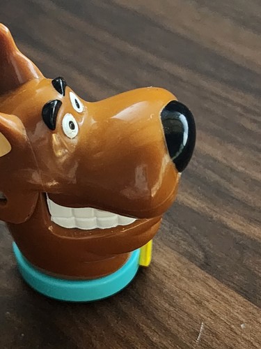 GREAT Adorable SCOOBY-DOO Teeth Chomp Chatter Roll push Toy Moving ...