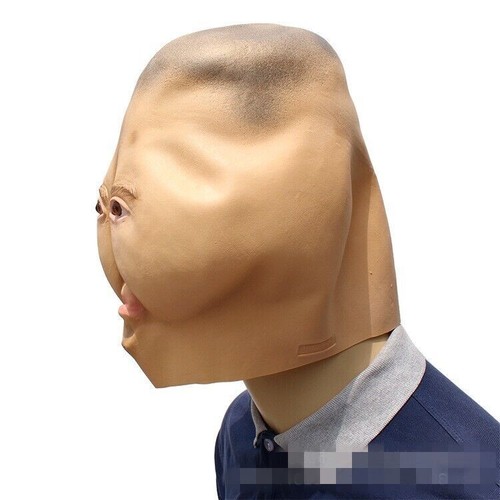 Halloween Funny Latex Buttocks Butt Hips Mask Party Cosplay Masquerade