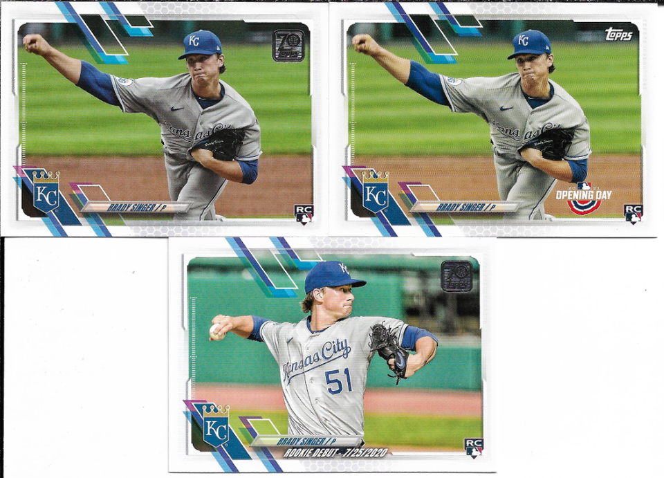 Brady Singer 11 Card Rookie Lot with Topps 70 NM | eBay