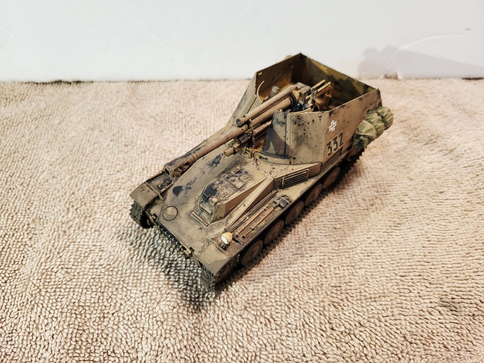 BUILT 1/35 GERMAN SD.KFZ 124 WESPE WW 2 TANK PROFESSIONALLY BUILT | eBay